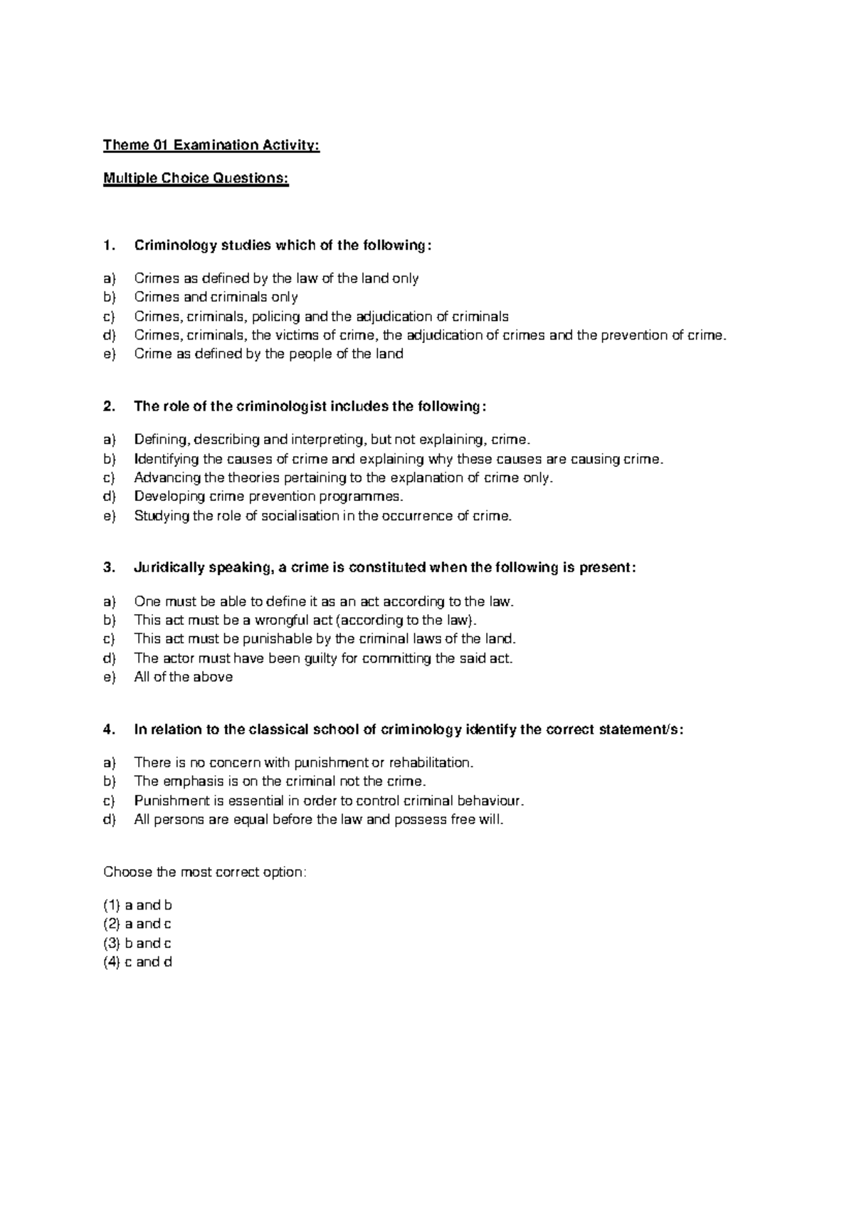 CMY1501 Theme-1-Examination-Activity - Theme 01 Examination Activity ...