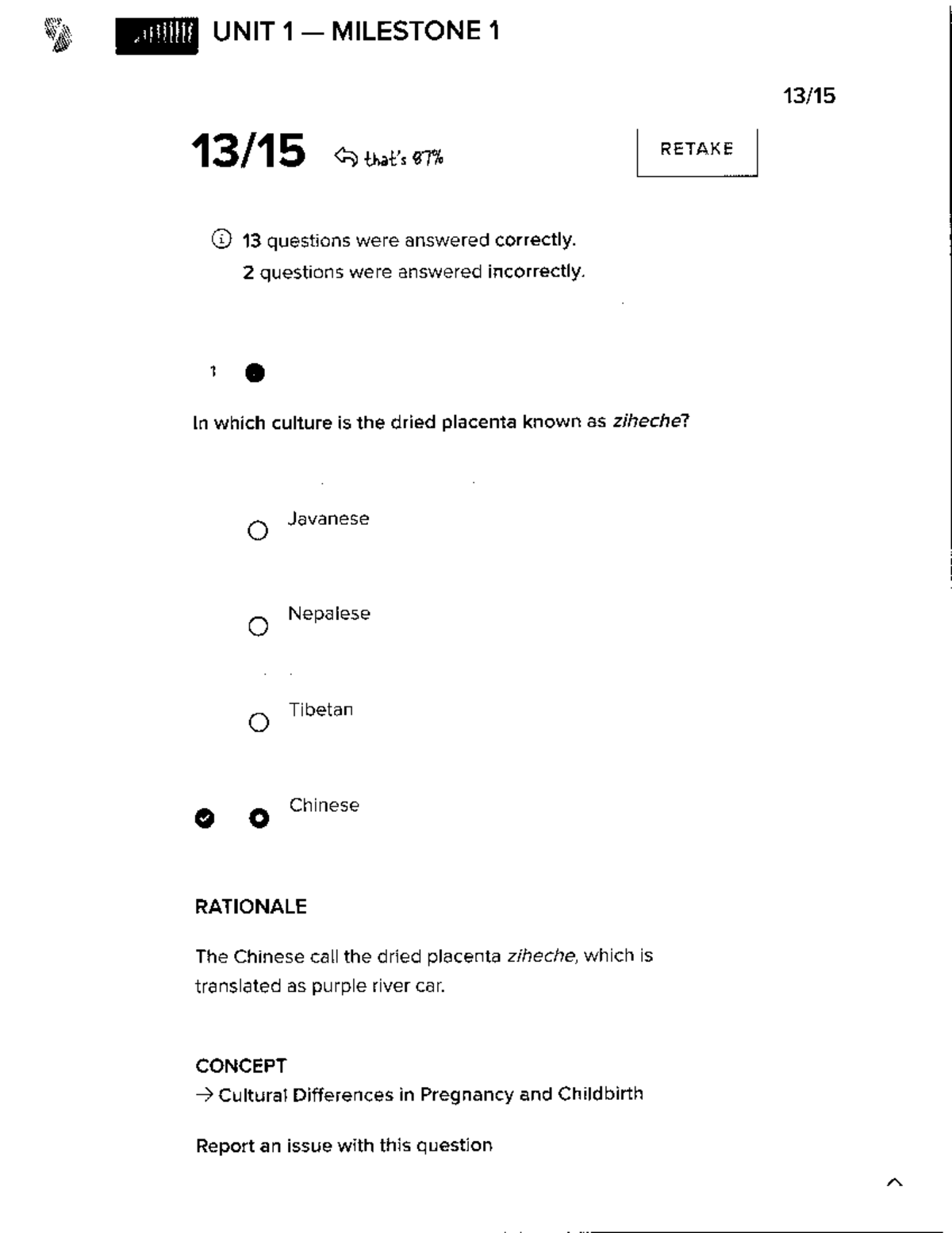 Life Span Development Milestone 1 - PSY2222 - Studocu