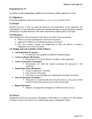 Graph of Experiment 3 - Physics 1 Lab - y = 0 + 0. 0 0. 1 1. 2 2. 3 3 ...