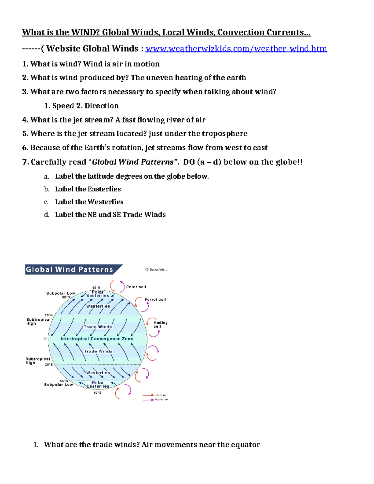 Copy of Winds Webquest-2 - What is the WIND? Global Winds, Local Winds ...
