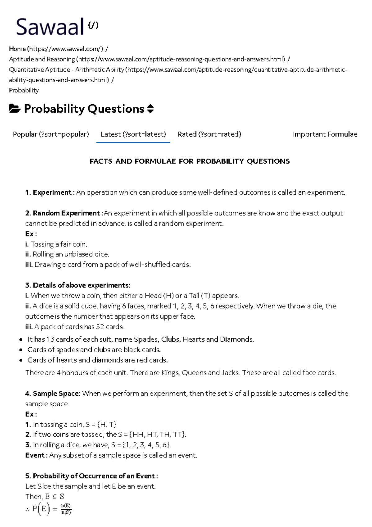 149+ Solved Probability Questions and Answers With Explanation ...