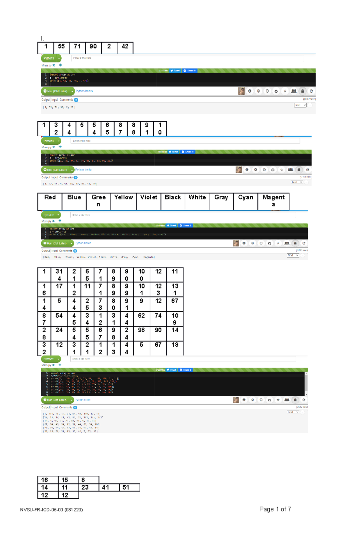 IM1 - I. Identification. Identify what is being asked below. Write your ...