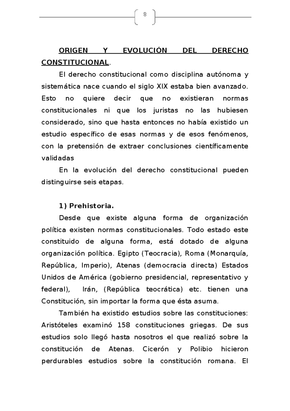 Origen Y Evoluci N DEL Derecho Constituciona 1 - ORIGEN Y EVOLUCIÓN DEL DERECHO CONSTITUCIONAL ...