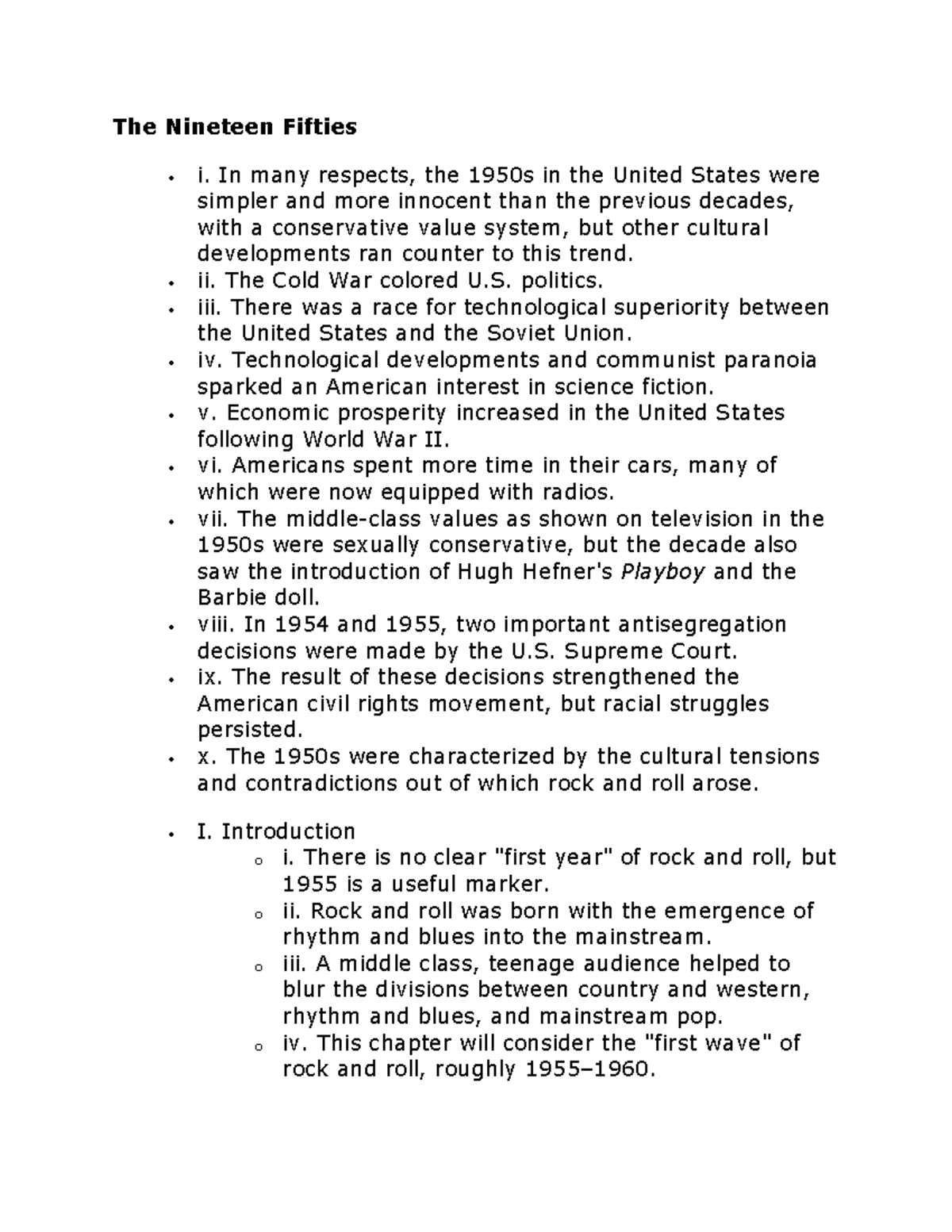 Music of the People: Rock and Pop Chapter 2 - The Nineteen Fifties i ...