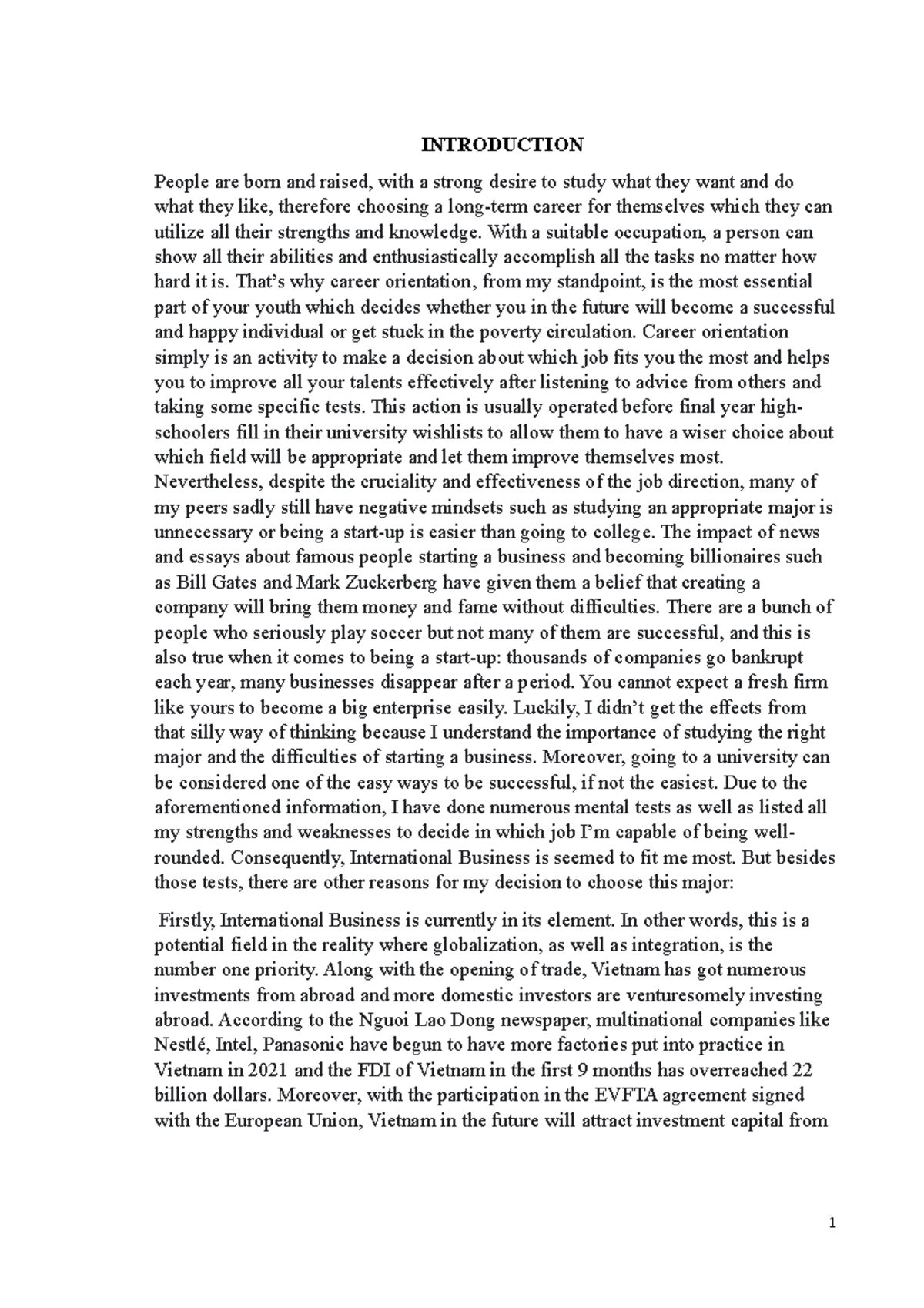 Introduction - Demo - INTRODUCTION People are born and raised, with a ...