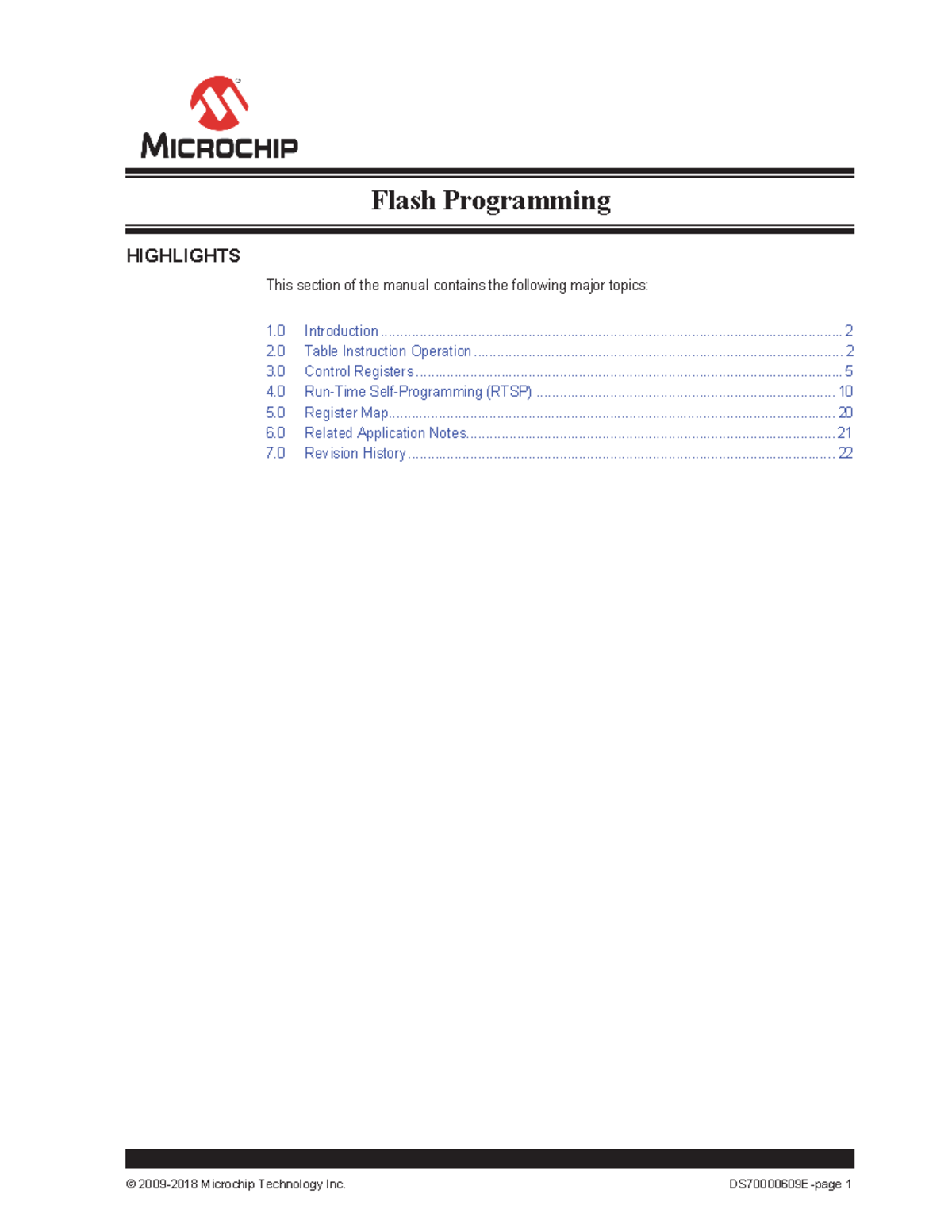 Ds PIC 33 PIC24 FRM, Flash Programming DS70000609 E - Databases and ...