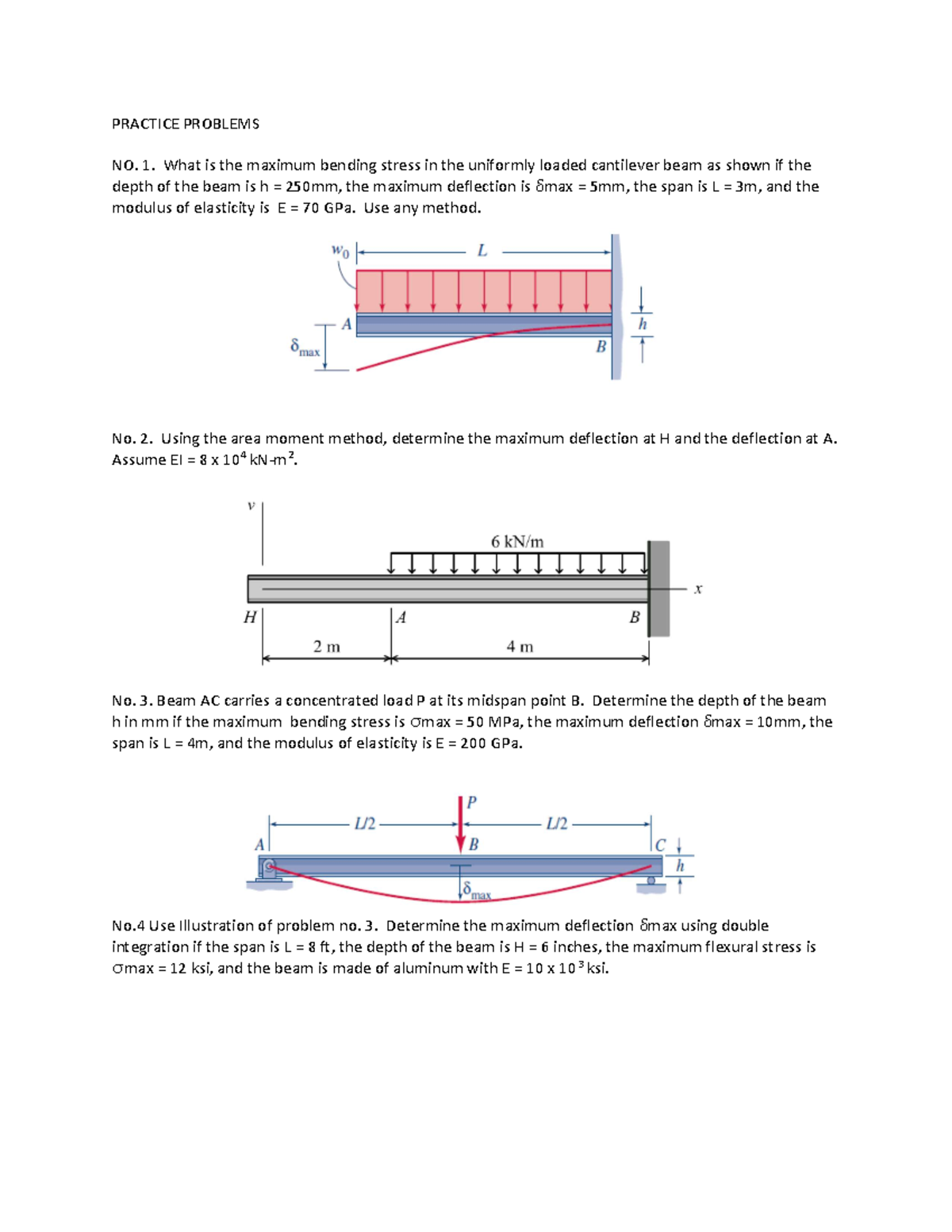 Practice Problems Final TERM - PRACTICE PROBLEMS NO. 1. What is the ...