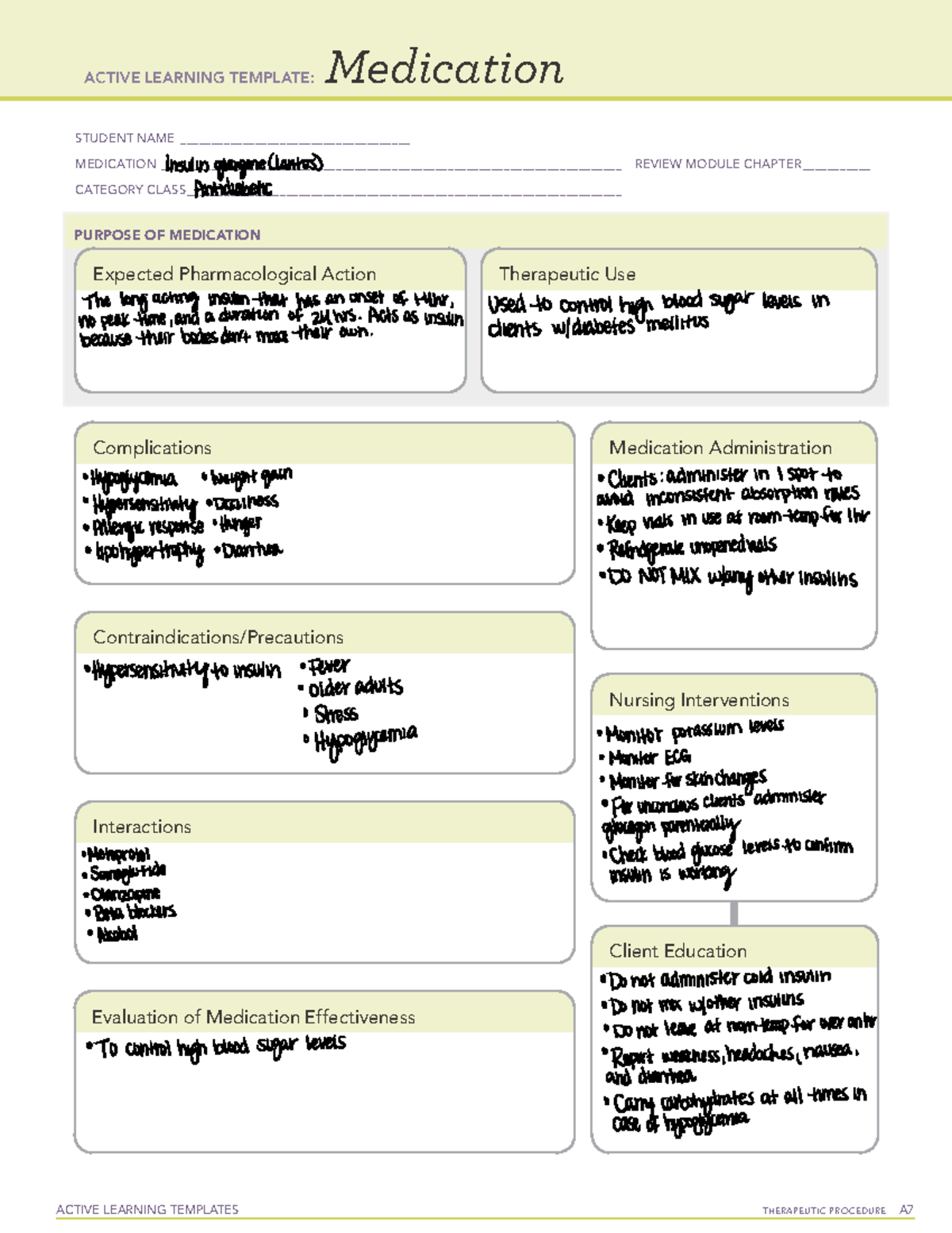 Med Cards 2 - ACTIVE LEARNING TEMPLATES THERAPEUTIC PROCEDURE A ...