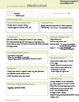 Misoprostol - ATI medication form - ACTIVE LEARNING TEMPLATES ...