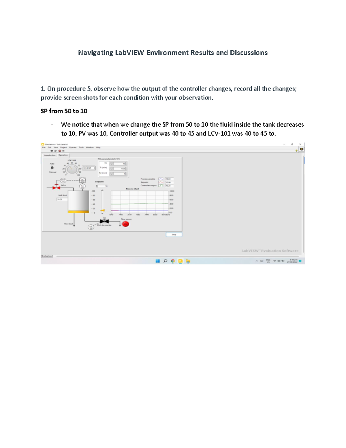 Group 2 - Navigating Lab VIEW Environment Results and Discussions - Navigating LabVIEW ...