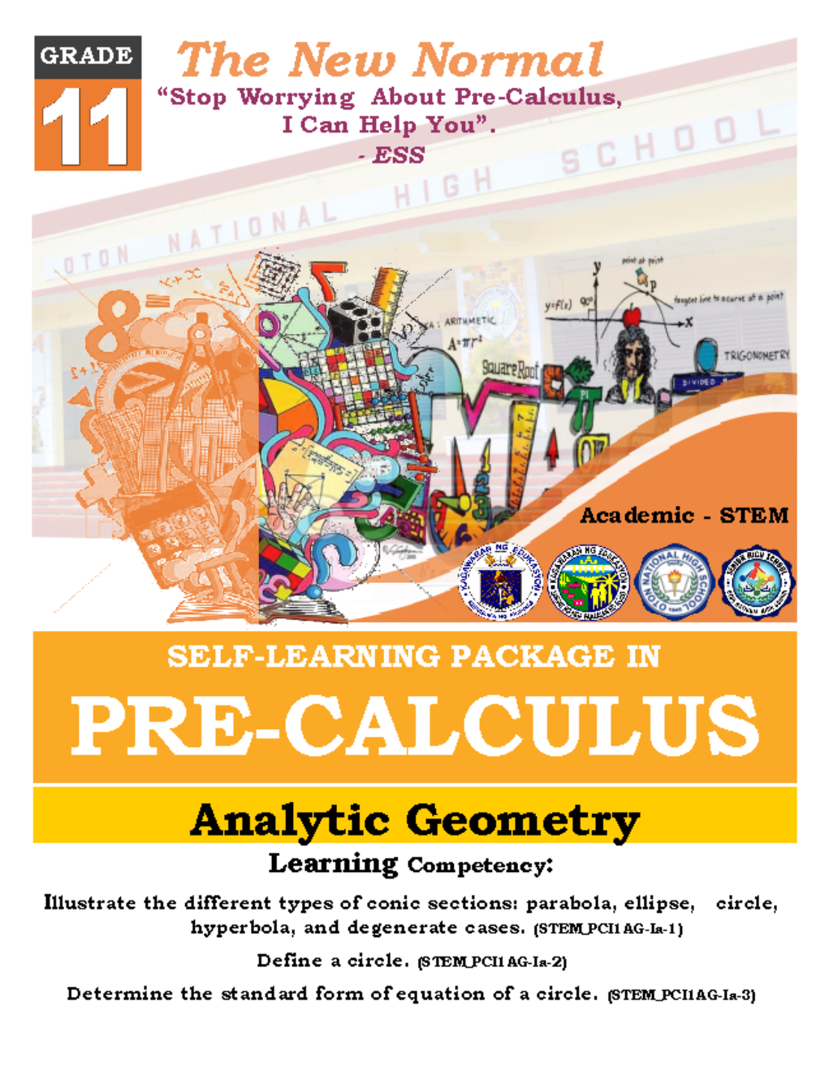 Specialized-Pre Calculus-Q1Week1 - The New Normal SELF-LEARNING PACKAGE IN PRE-CALCULUS Learning ...