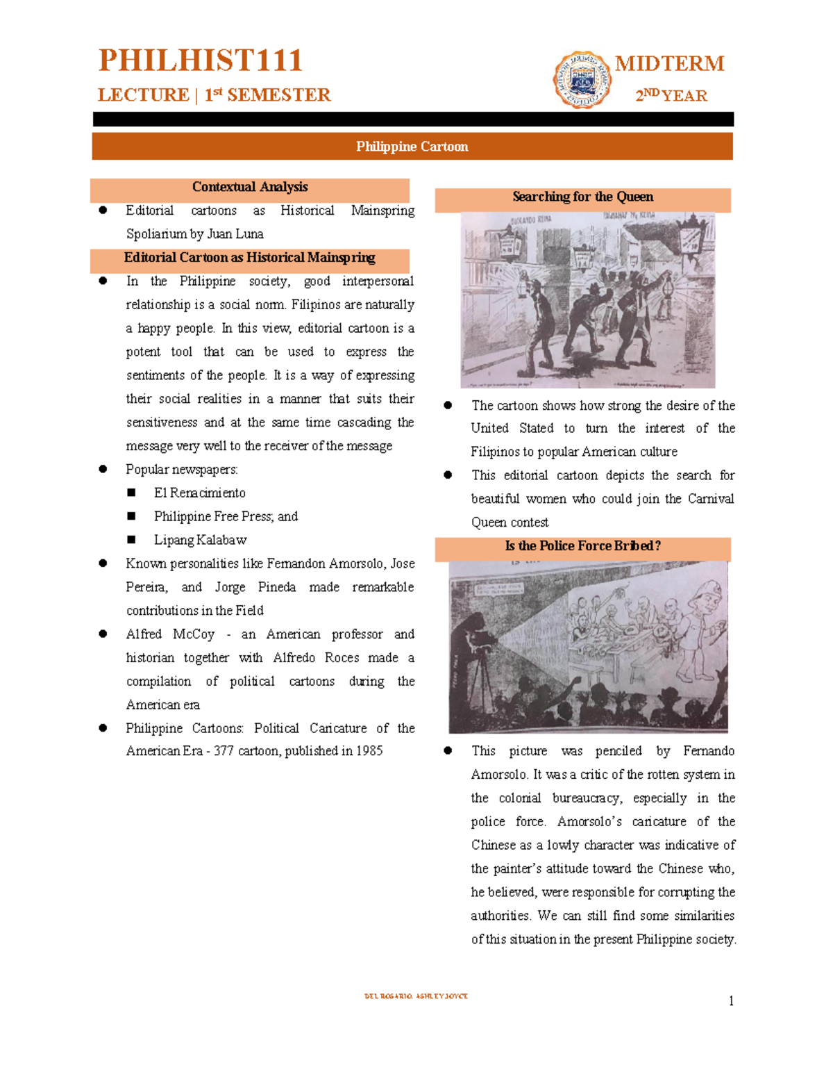 Philhist-3 - topic 3 lang ata yan - LECTURE | 1st SEMESTER 2 ND YEAR ...