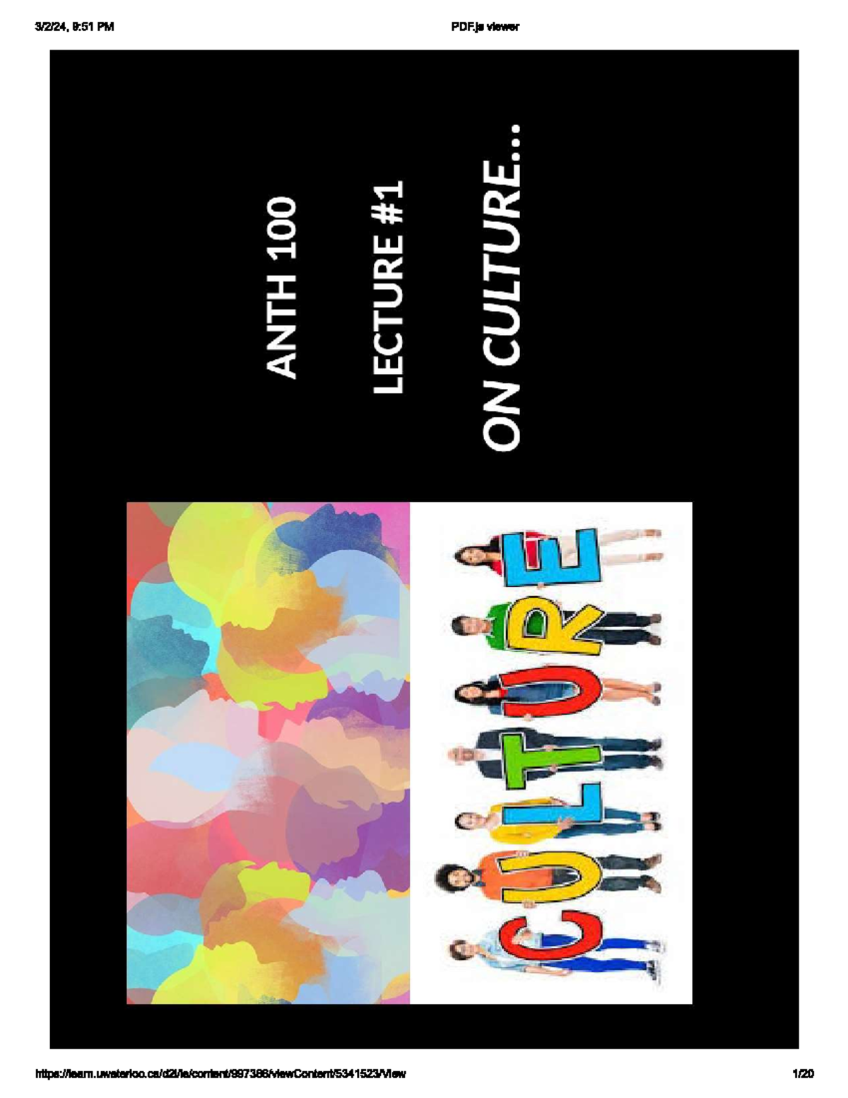 Anthro lecture 1 - notes - ANTH 100 - Studocu Anthro lecture 1 - notes - ANTH 100 - Studocu