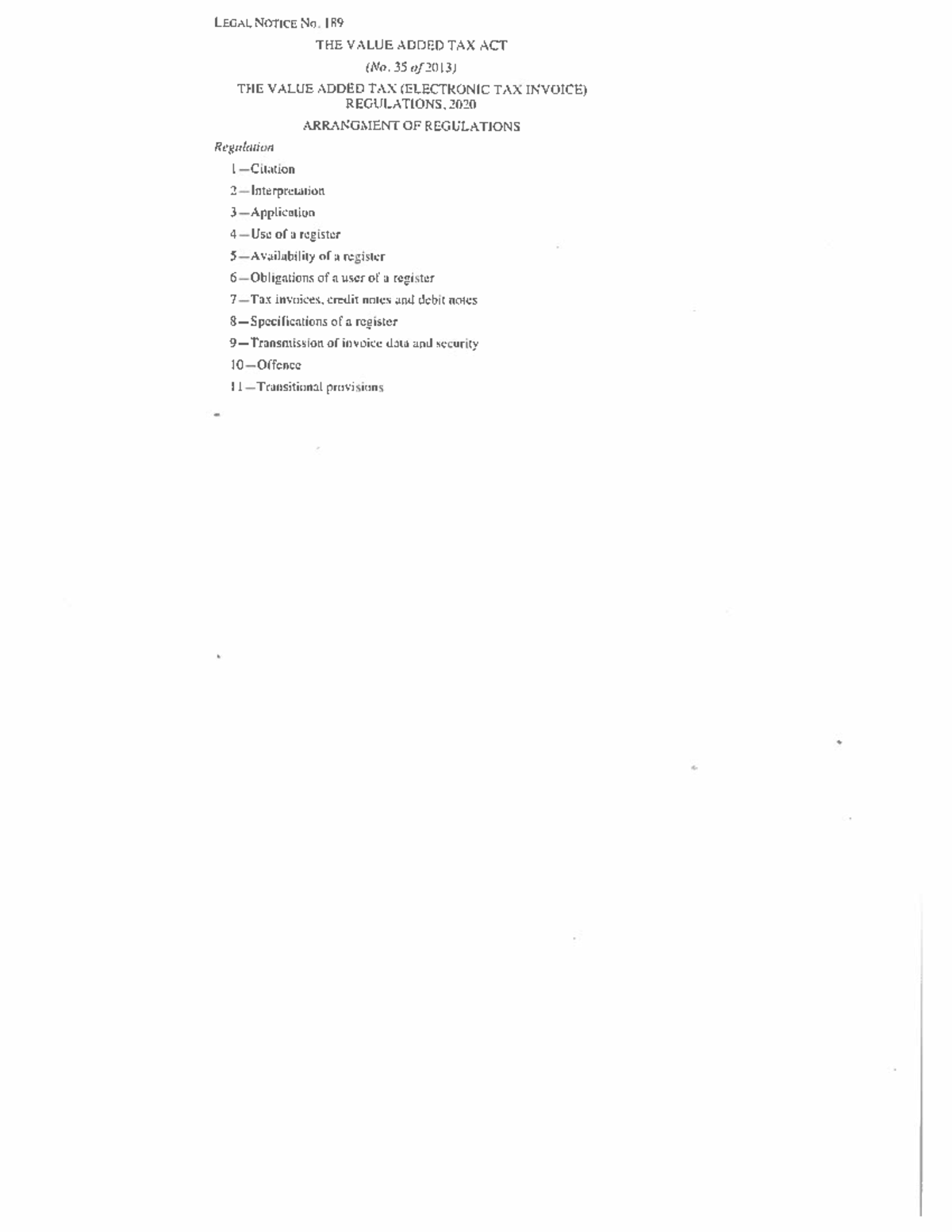 Regulation 9 ON Valid TAX Invoice - Taxation - Studocu