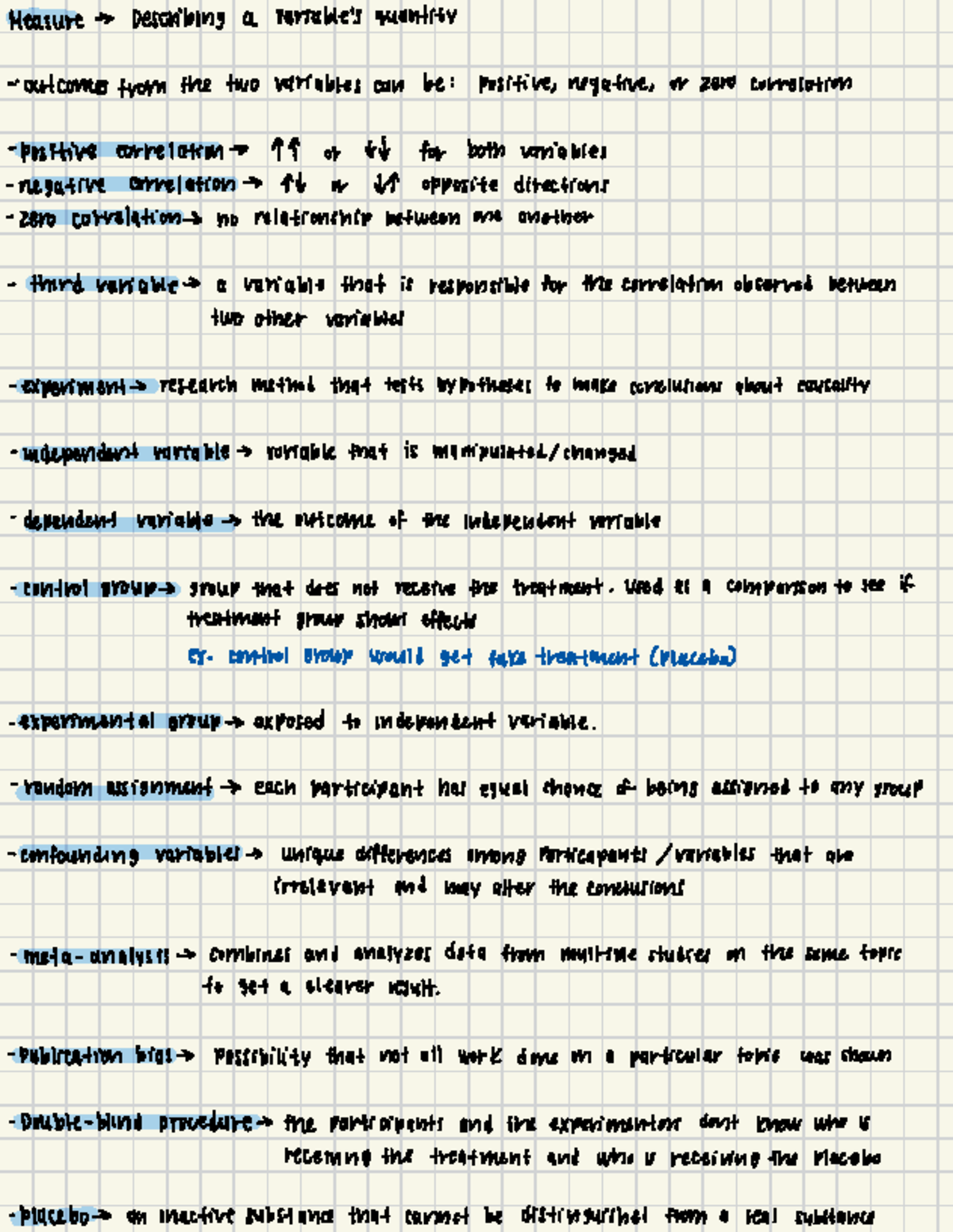 PSY100H1 F copy 6 - psych - Measure - > Describing a variable's ...