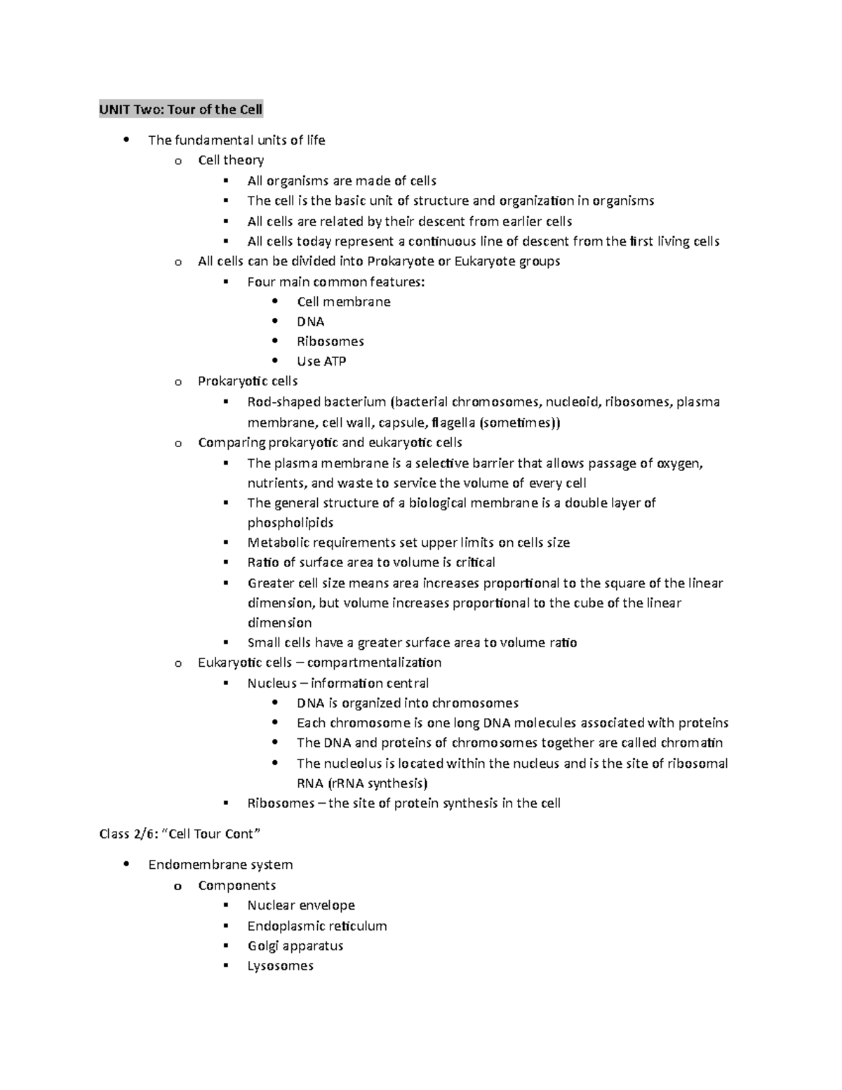 Gen Bio 2 Unit 2 - This document is about eukaryotic and prokaryotic ...