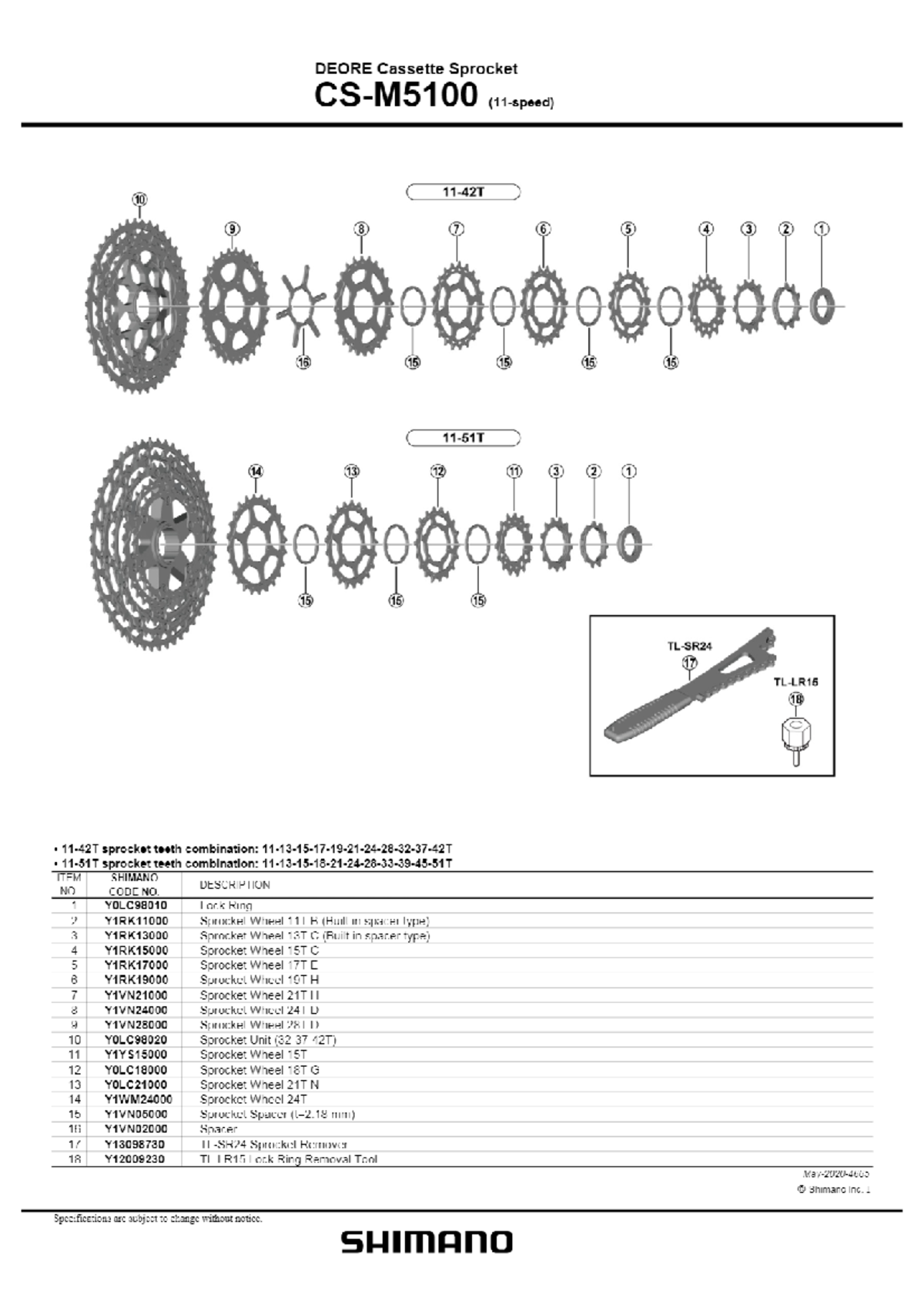 Shimano TL-SR24 Exploded View Manualzz - Administración - UCES - Studocu