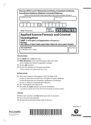 Unit-1-Revision-Guide compressed - BTEC Applied Science Unit 1 Revision ...