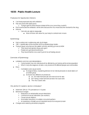 Public Health 80 - Lecture notes - Public Health 80 Slides Notes 1 ...