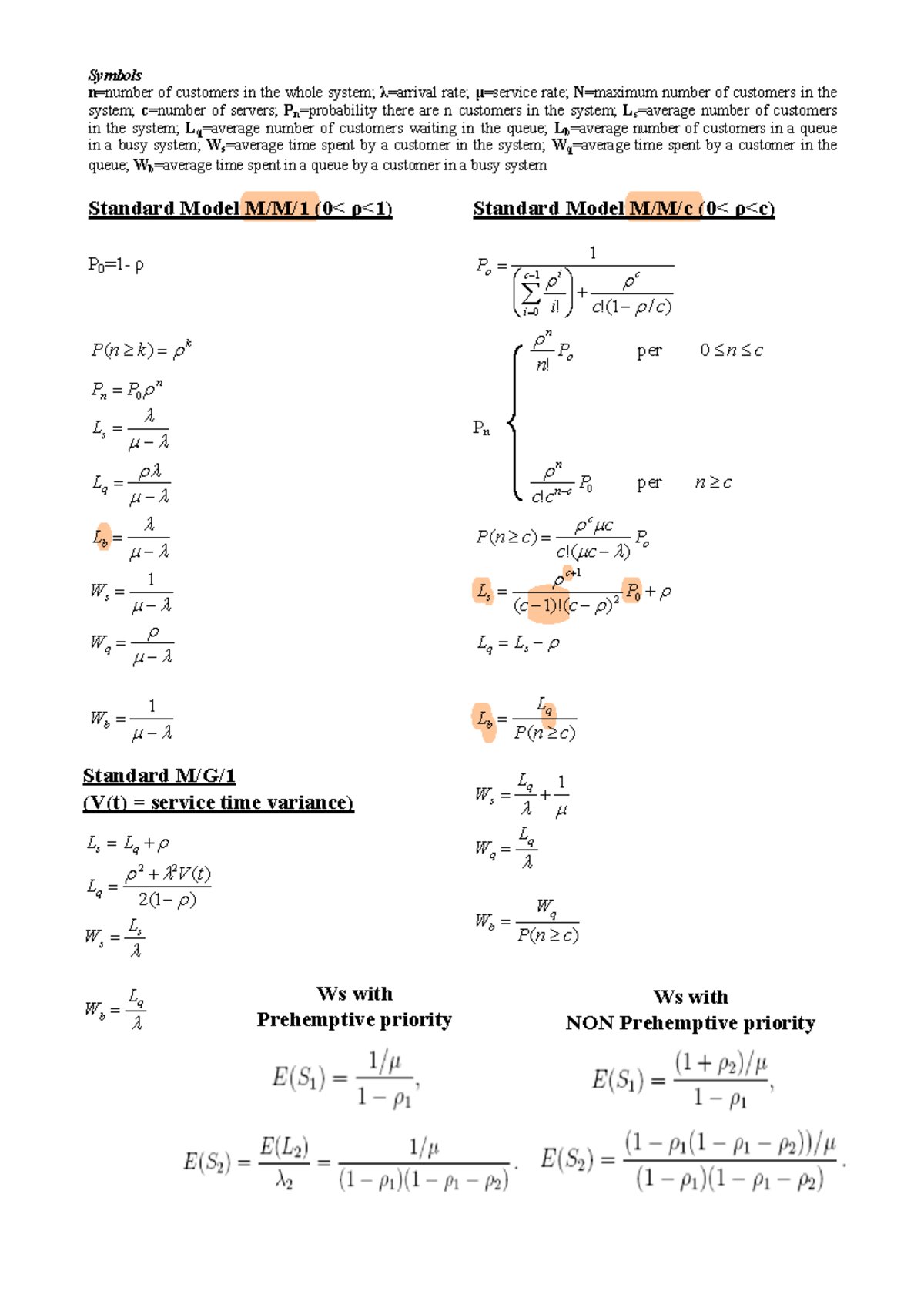 QT-EX- Queueing theory formula (with priority) - Operating Systems ...
