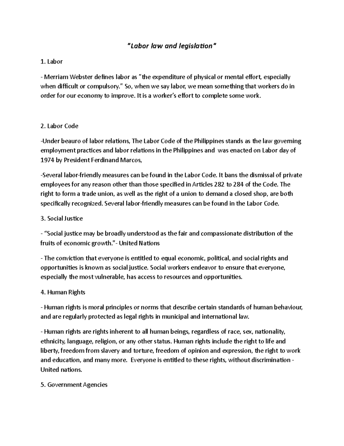 Labor law and l-WPS Office - labor law - Studocu