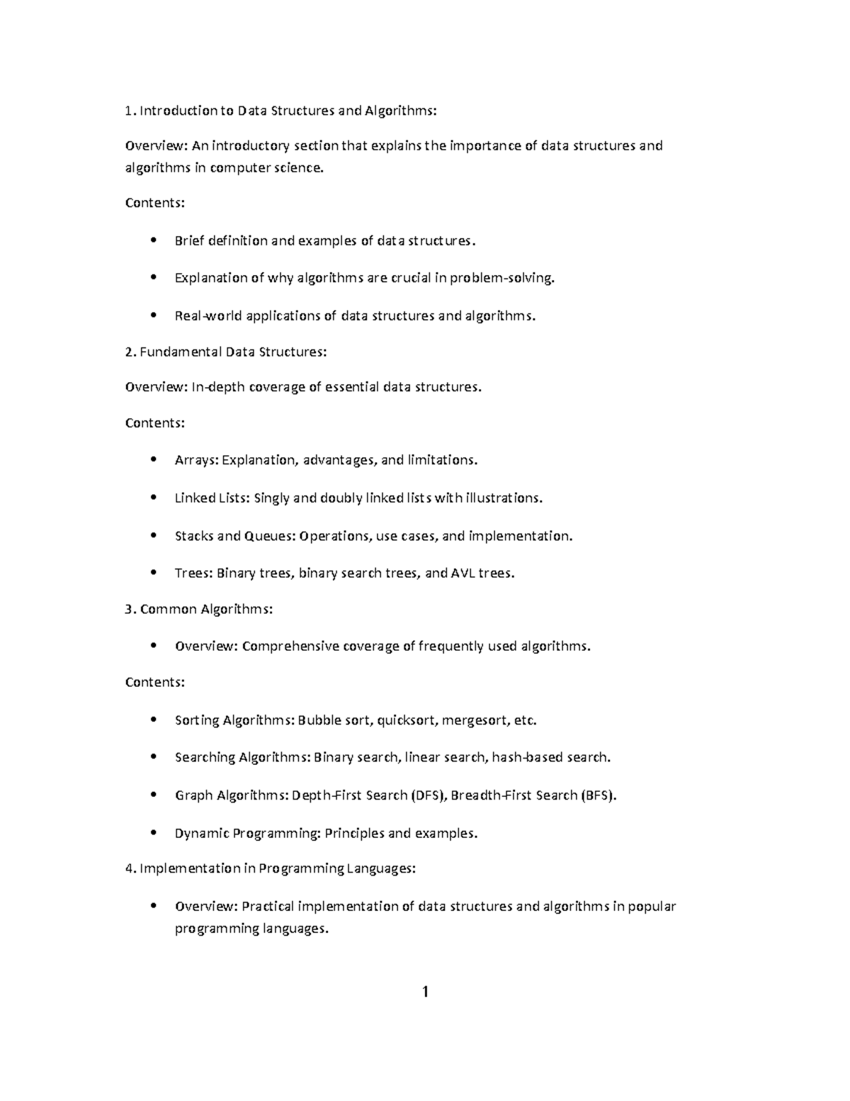 Computer science materials 2 - Introduction to Data Structures and Algorithms: Overview: An ...