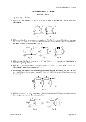 E2 CAS Sample Paper 1 - ELEC50001 – Circuits and Systems SAMPLE PAPER 1 ...