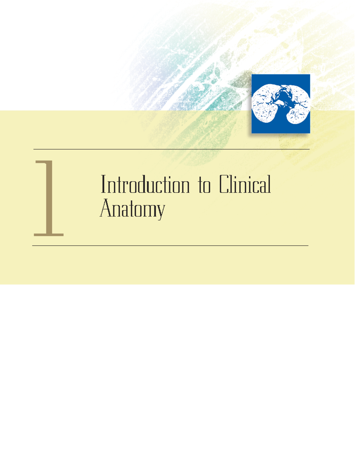 0879 ch 01 - Anatomy And Physiology - Introduction to Clinical Anatomy ...