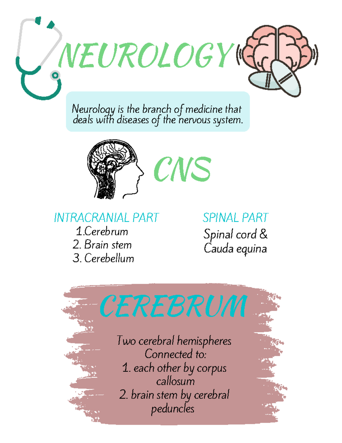 Neurology - NEUROLOGY Neurology is the branch of medicine that deals ...