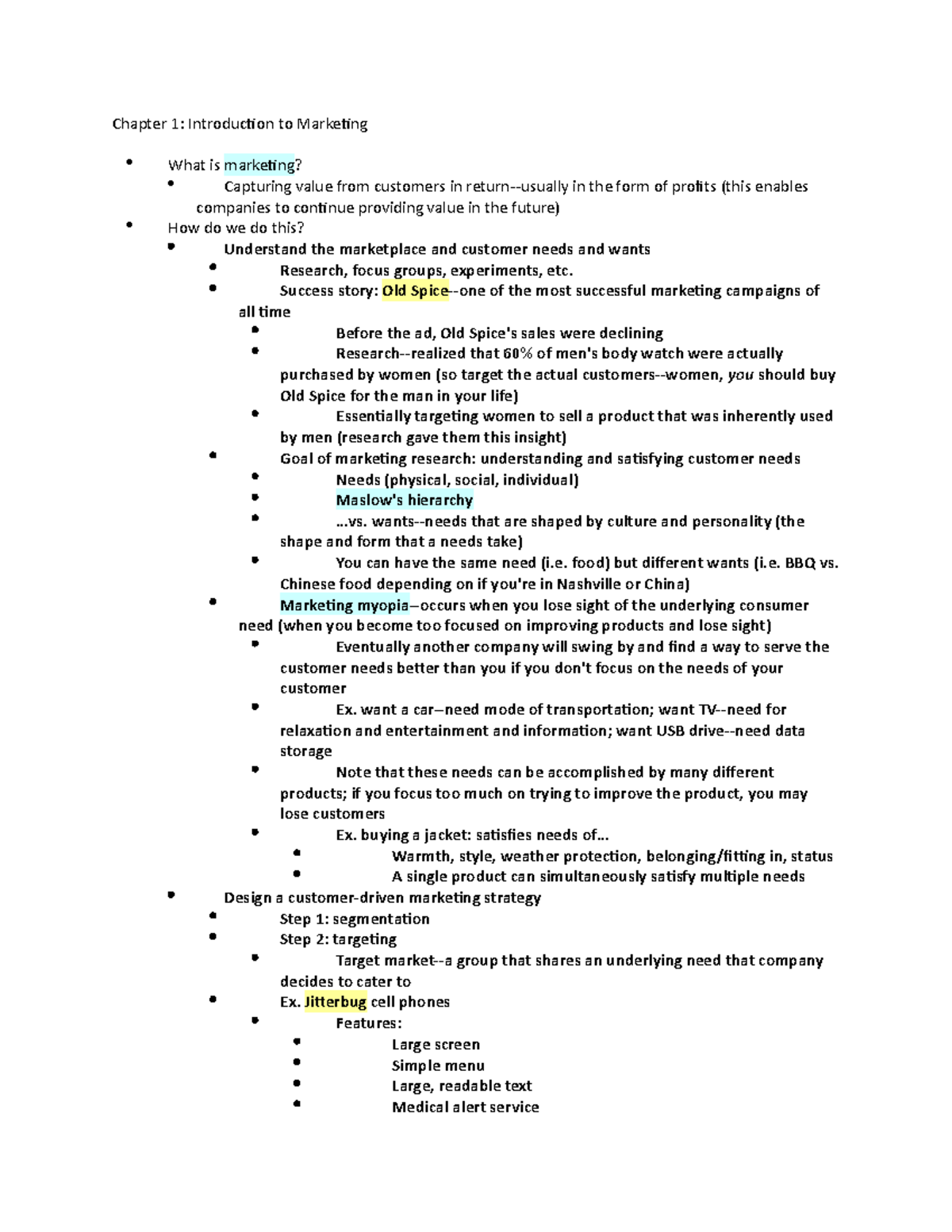Class 1 - BUS2600, Professor Freeman Wu - Chapter 1: Introduction to ...