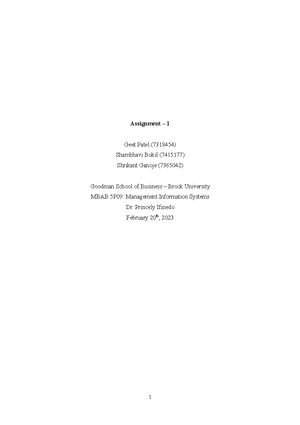 MBAB 5P07 W2024 Course Outline - Course Outline Winter 2024 Brock ...