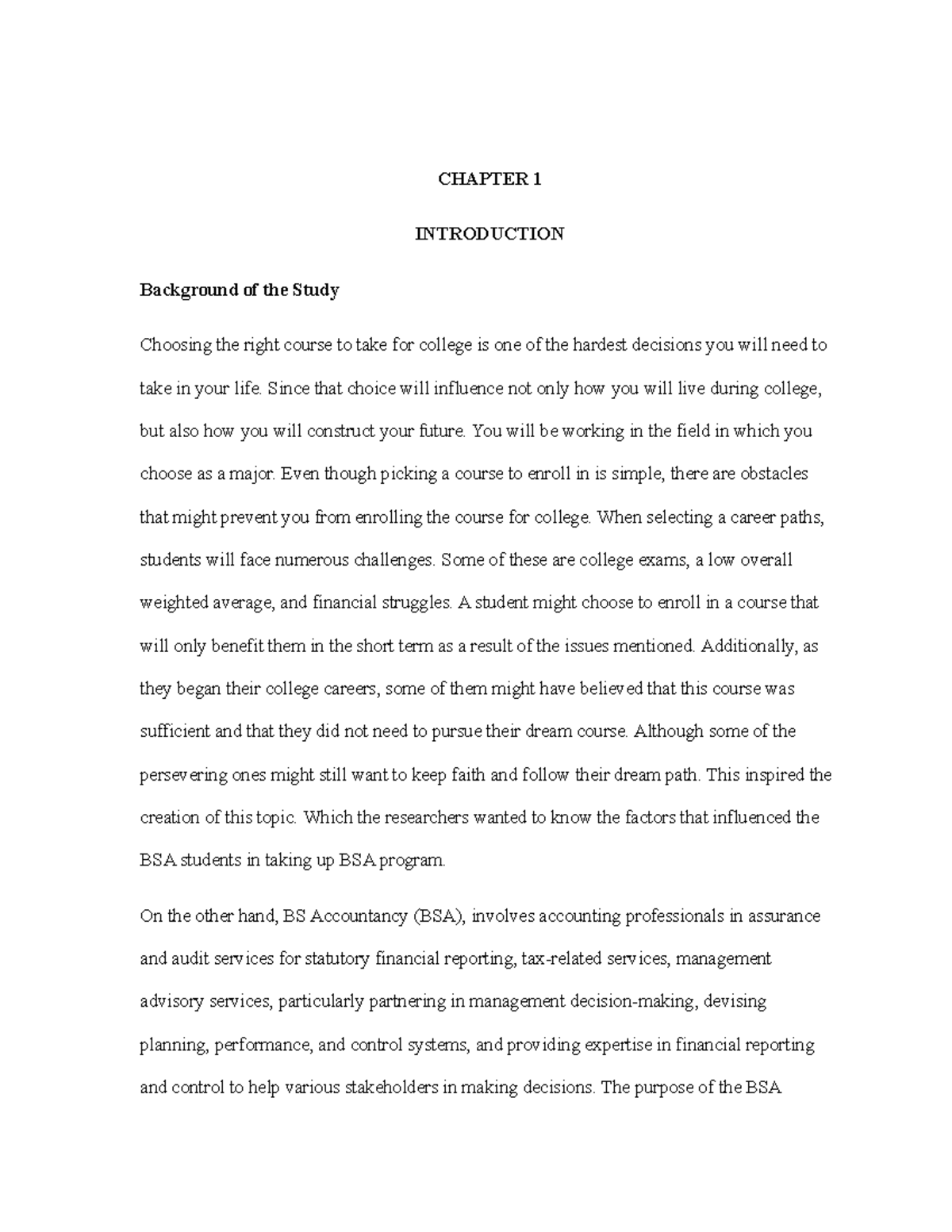 Chapter-1 - ENJOY - CHAPTER 1 INTRODUCTION Background of the Study ...