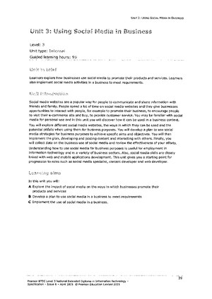 U5 01 Models and Decision Making - Unit 5 Data Modelling Assignment 1 ...