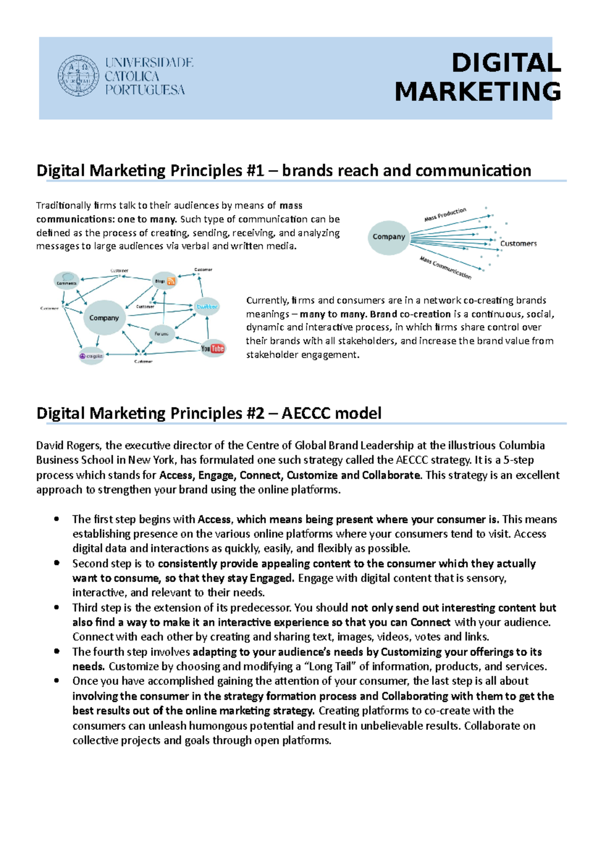 Digital Marketing Principles - Such type of communication can be ...