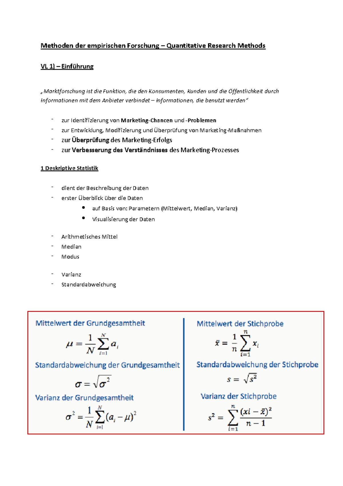 Quantitative empirische Sozialforschung - Warning: TT: undefined function: 32 Warning: TT ...