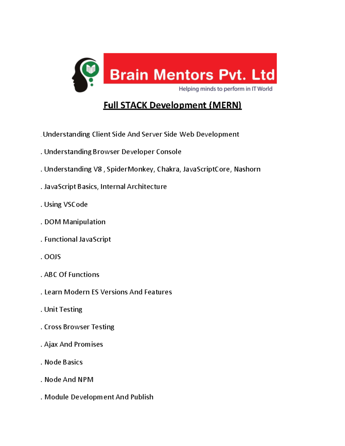 MERN - Summary An Introduction to Brain and Behavior - Full STACK ...