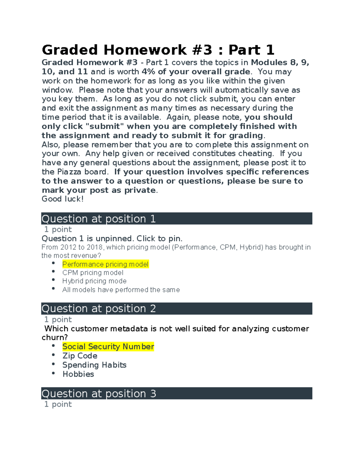 HW3 Part 1 - For reference only. Please do not copy. Use it as a ...
