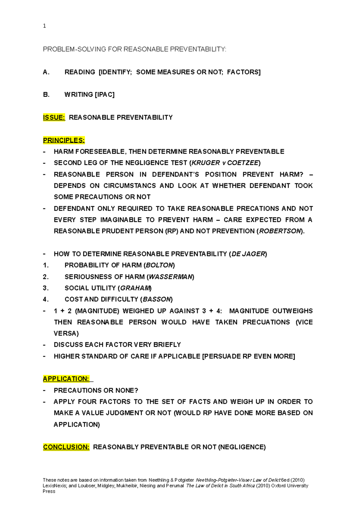 17) problemsolvingforreasonablepreventability - 1 PROBLEM-SOLVING FOR ...