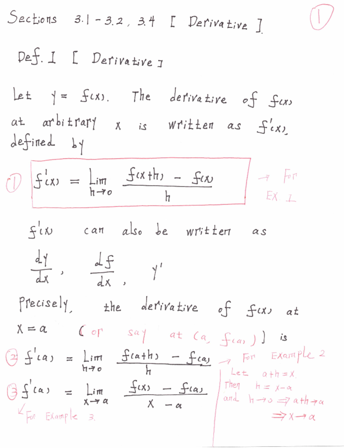 Math 1500 Lecture notes 4 - MATH 1500 - Studocu
