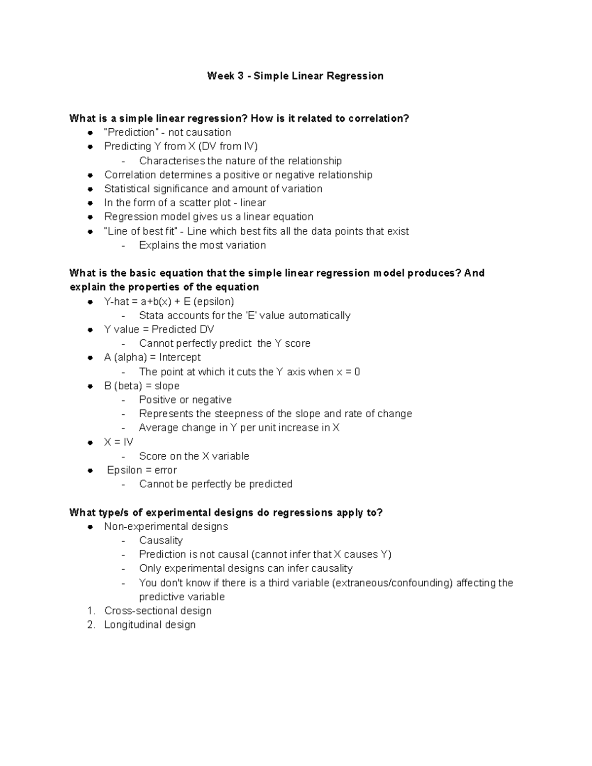 W3to6PAL Week 3 To Week 6 Pal Notes Week 3 Simple Linear w3to6pal-week-3-to-week-6-pal-notes-week-3-simple-linear