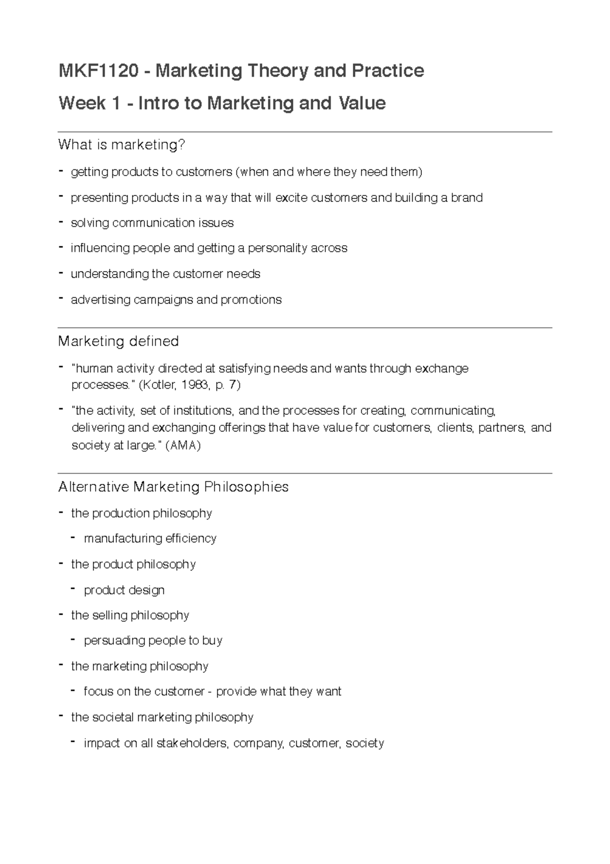 287 20 sample Human Resources MKF1120 Marketing Theory And Practice 287-20-sample-human-resources-mkf1120-marketing-theory-and-practice