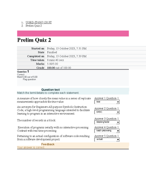Final Lab Quiz 2 System Administration and Maintenance - 11/14/23, 1:24 PM Final Lab Quiz 2 ...
