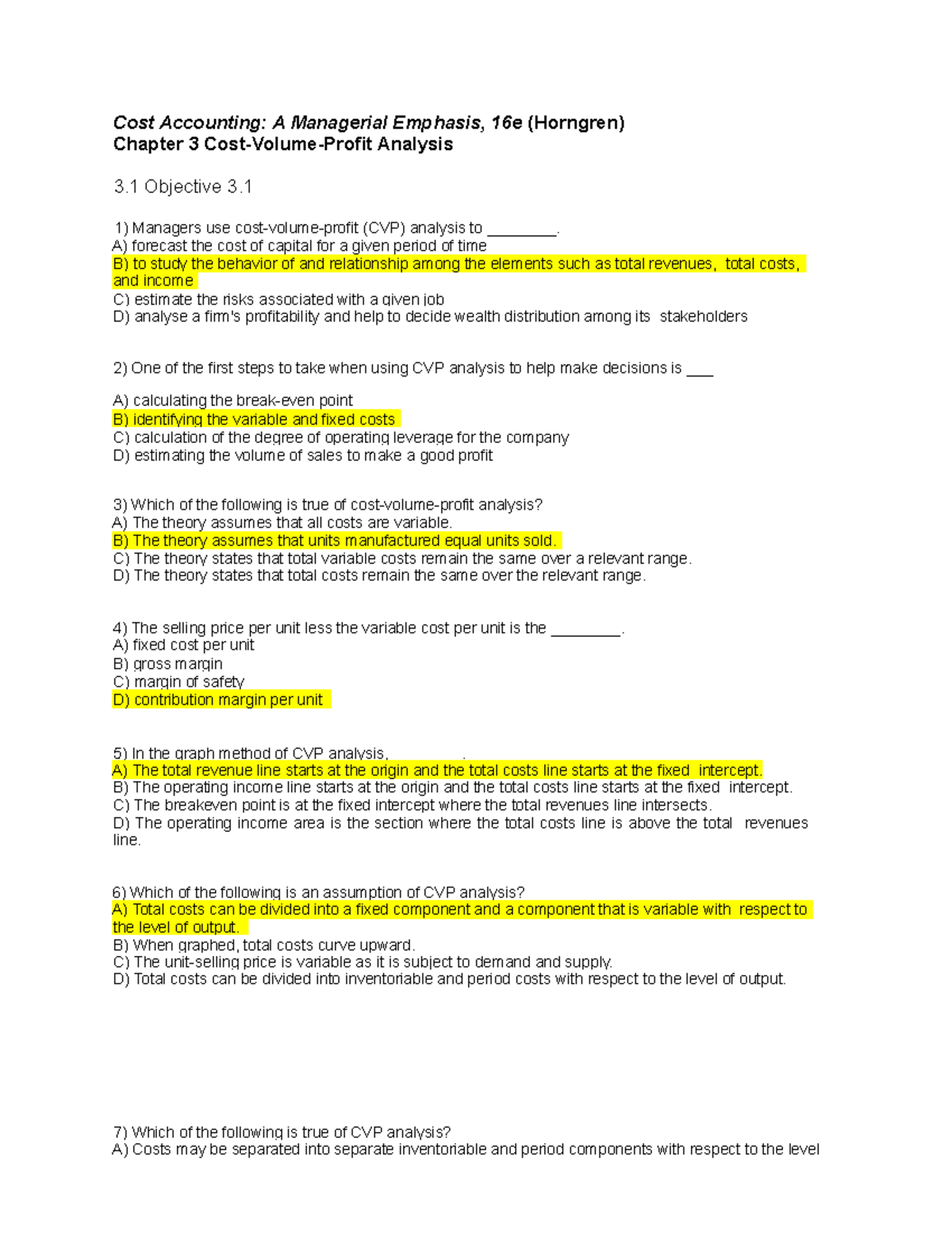 Chapter 3.doc - Cost Accounting: A Managerial Emphasis, 16e (Horngren ...