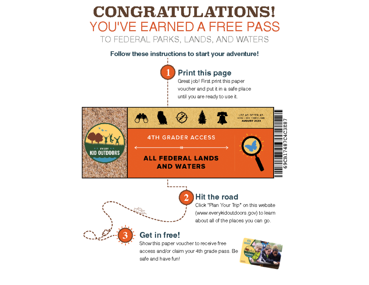 Your Free Pass - None - CONGRATULATIONS! YOU'VE EARNED A FREE PASS TO ...