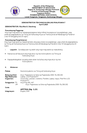 PPG Week a - The Concepts of Politics and Governance - Grades 1 to 12 ...