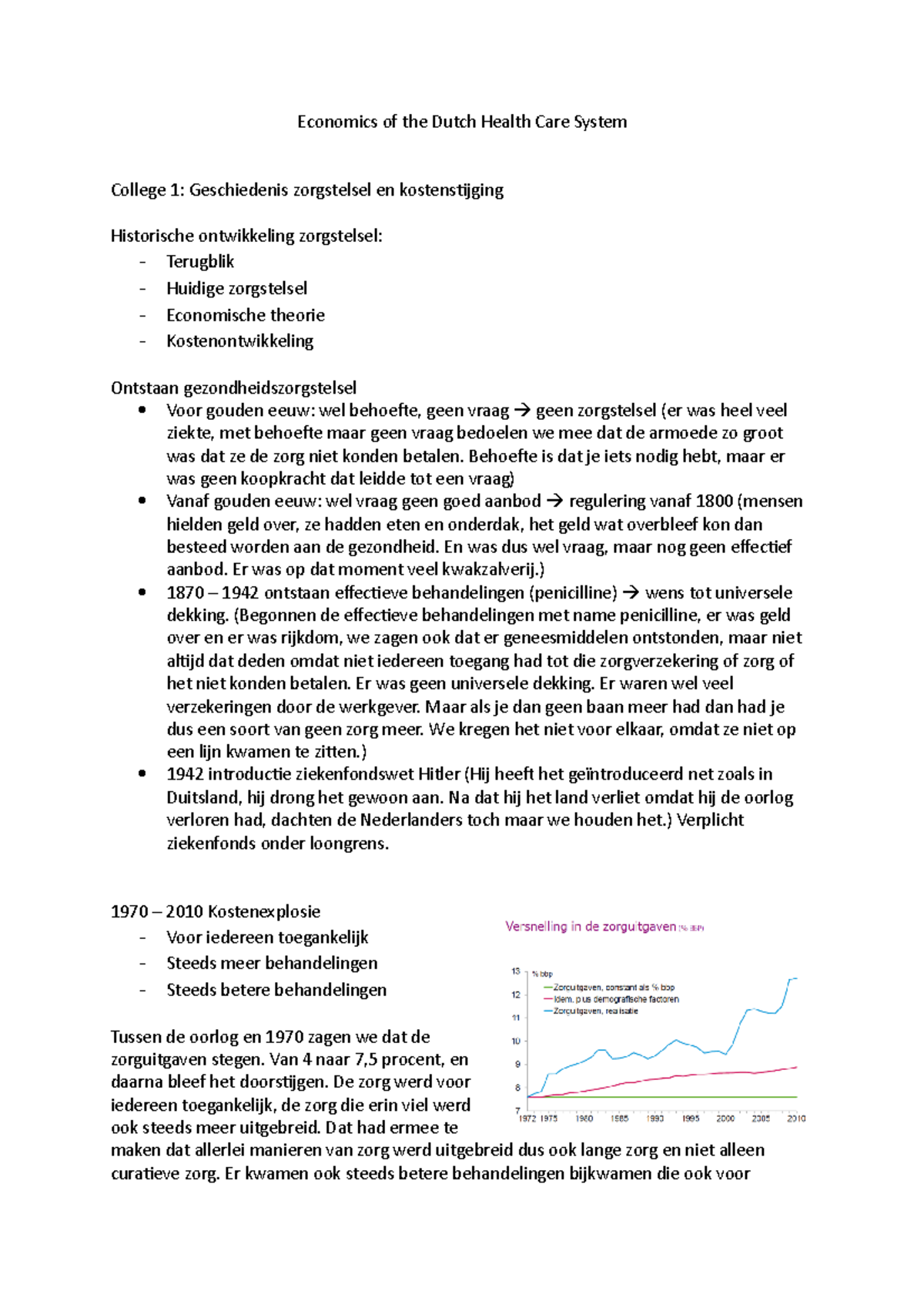 economics of the dutch healthcare system - Economics of the Dutch ...