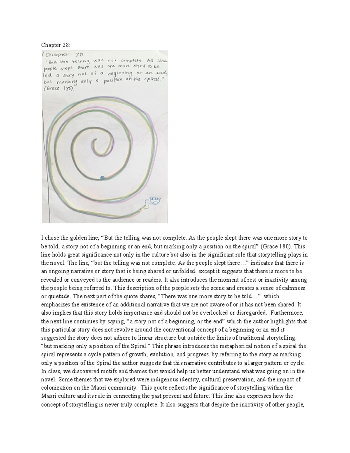 Potiki Chapters 28-29 - Collected Stories: Patricia Grace - Chapter 28 ...