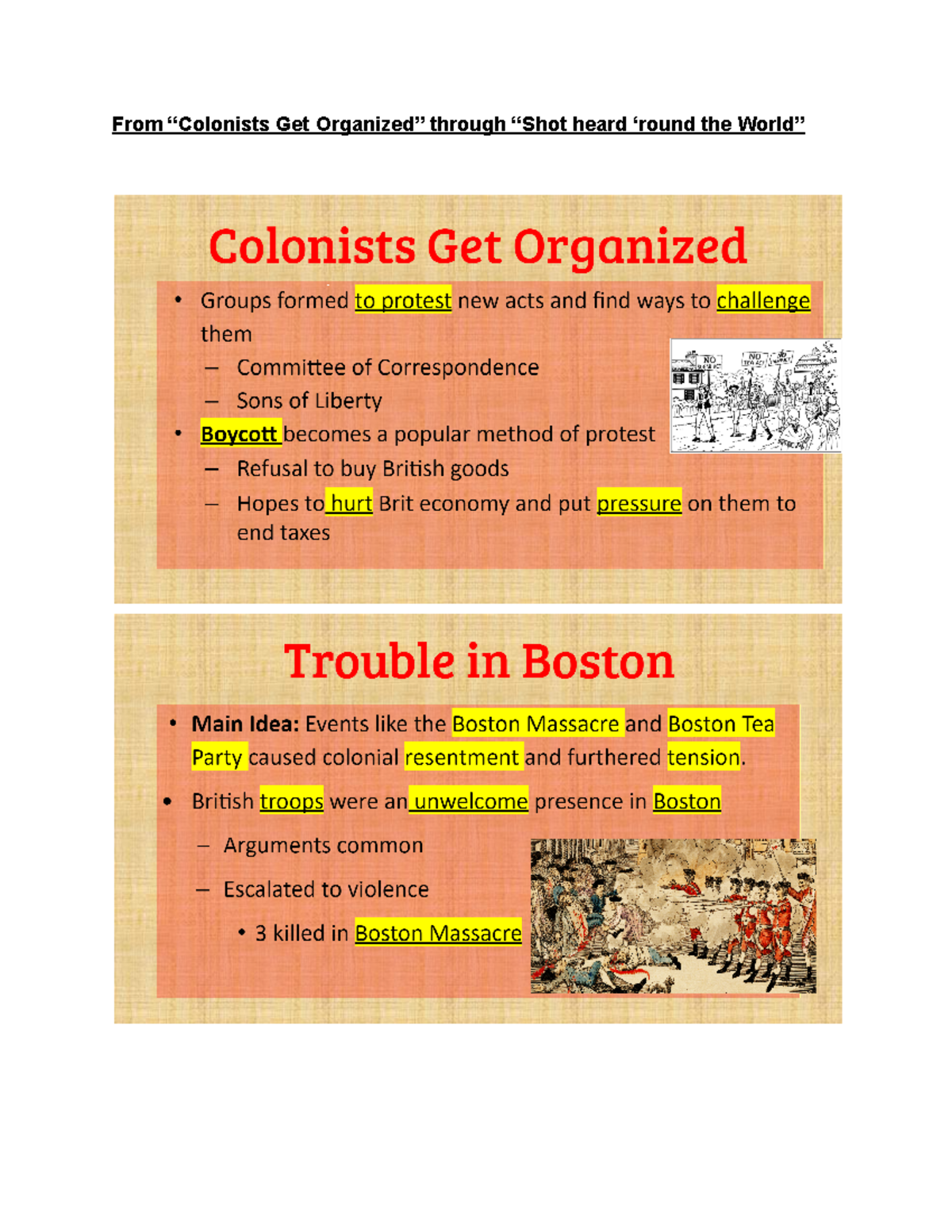 Slides for Mod 4 GN - Guided Note Colonists - AHIS3218 - From ...