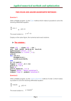THE Trapezium AND Simpson’S Methods - Applied numerical methods and optimization THE TRAPEZIUM ...