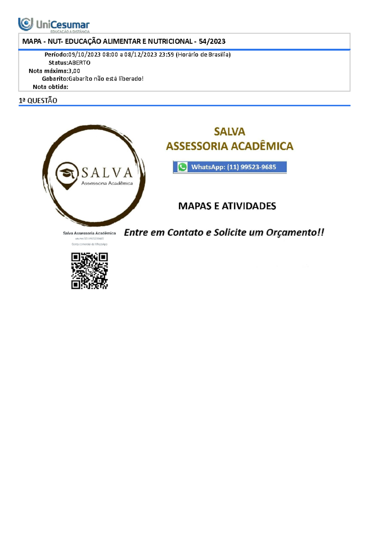 MAPA - NUT- Educação Alimentar E Nutricional - MAPA - NUT- EDUCAÇÃO ...